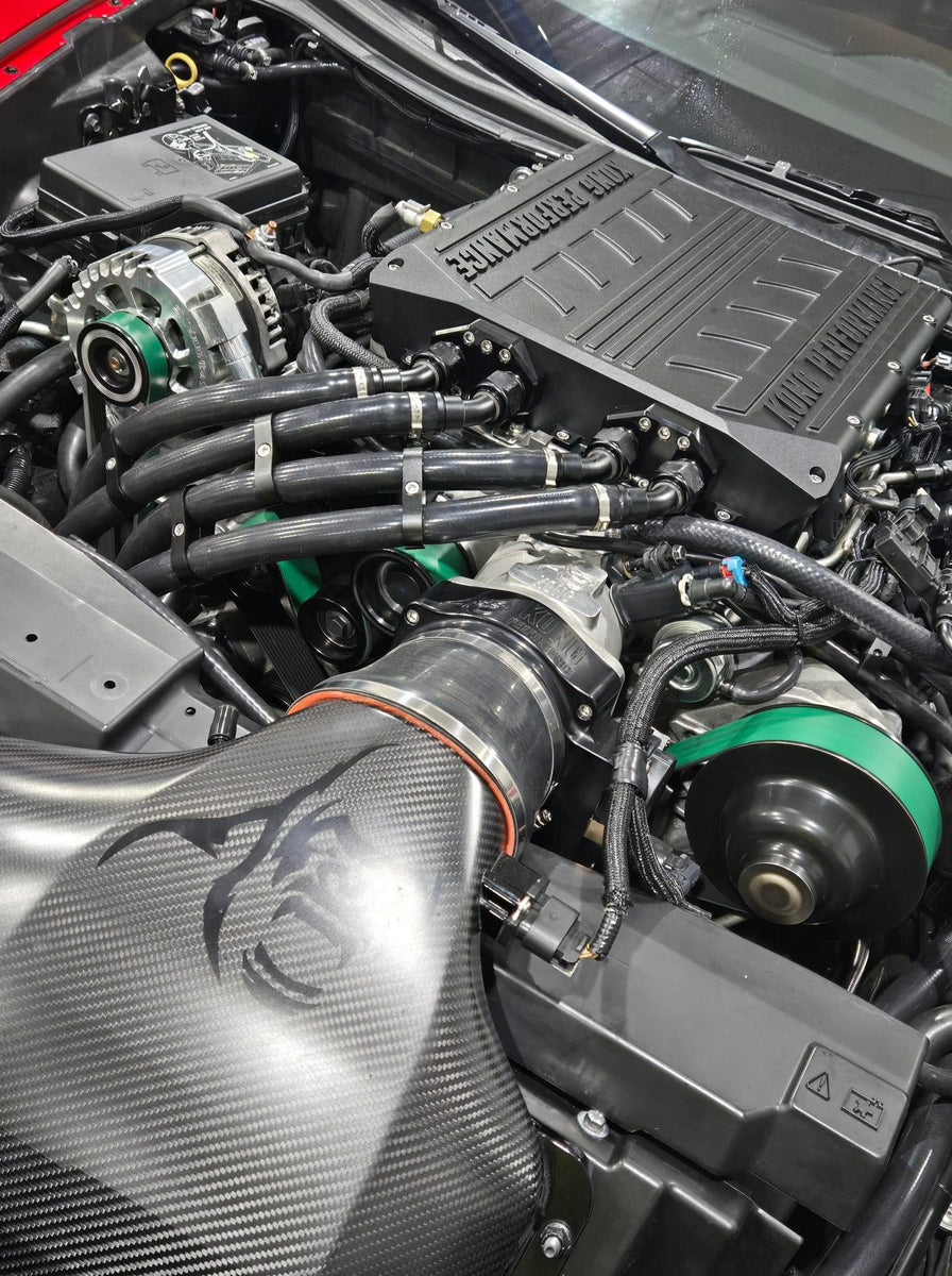 Kong Performance C6ZR1 Ram Air Intake System (Carbon)
